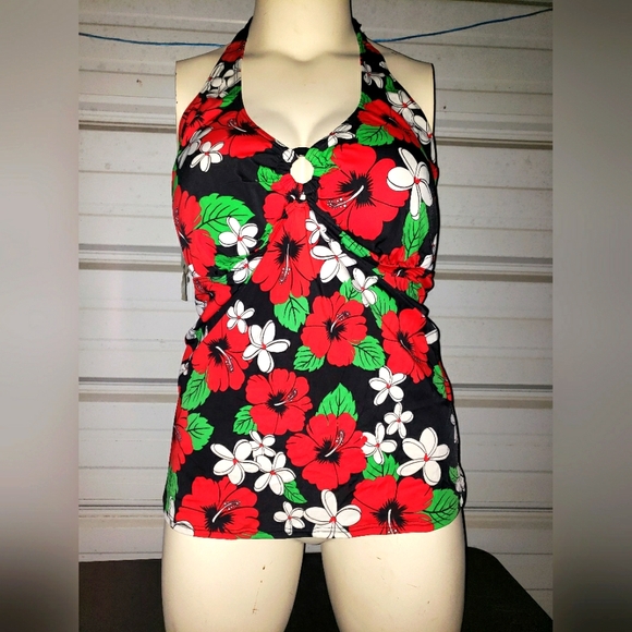torrid | Swim | Vintage Torrid Plus Size 4x Floral Tankini Swimsuit Top ...